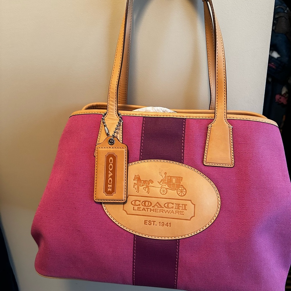 Rare Coach Hamptons 10th Anniversary Shoulder Bag! - Gem